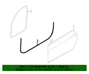 51-76-5-A08-5F3 - Door Seal 2021-2023 BMW | AutoNationParts.com