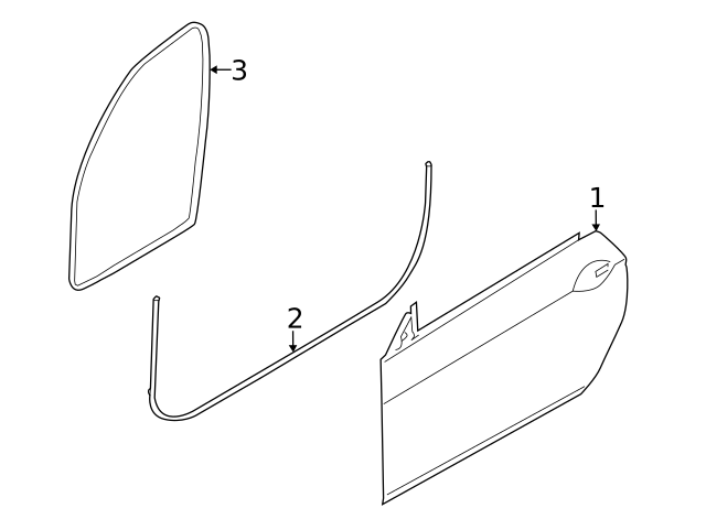 51-76-5-A08-5F3 - Door Seal 2021-2023 BMW | AutoNationParts.com