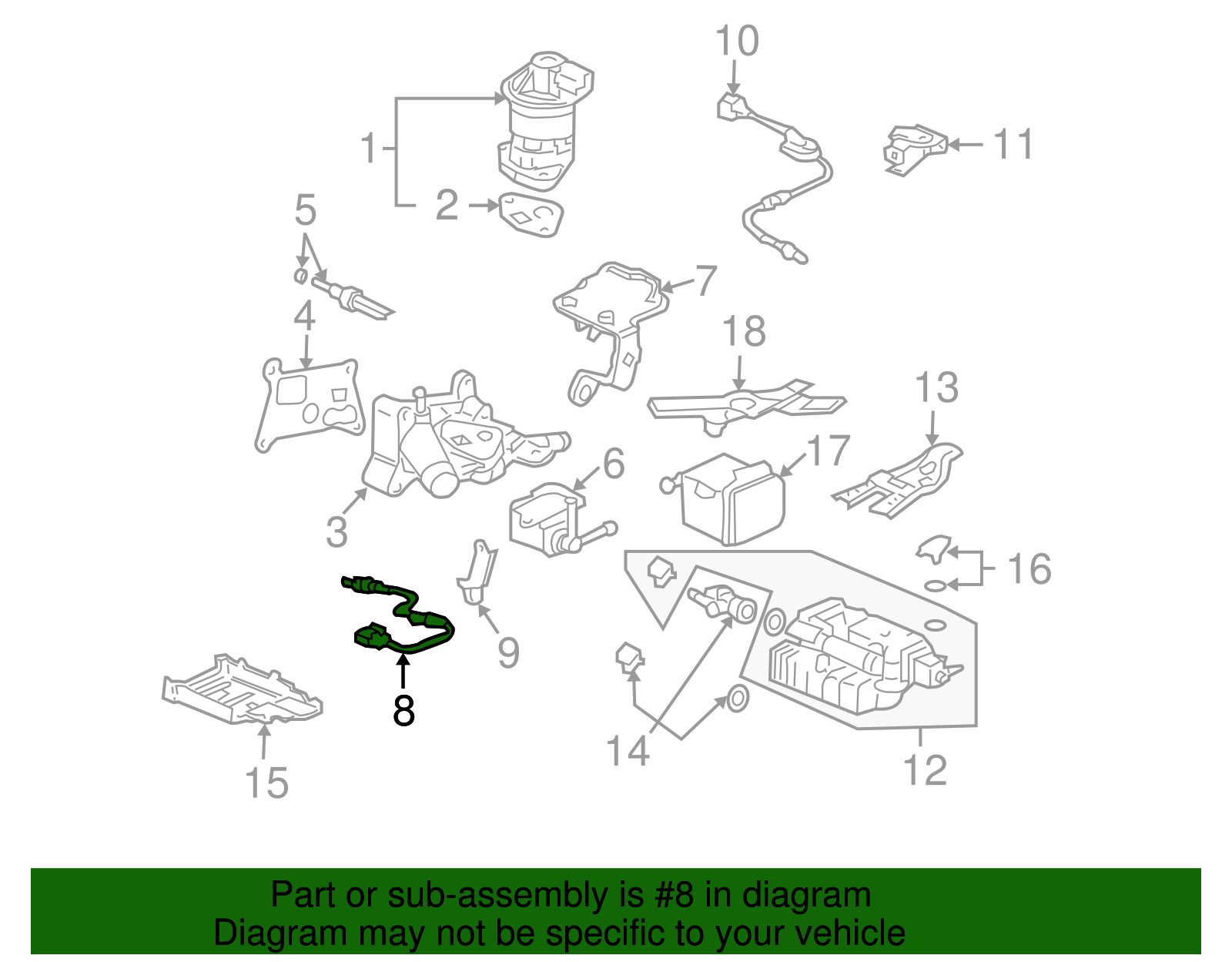 2003-2007 Honda Accord Sensor 36531-RAA-A02 | Honda Factory Parts