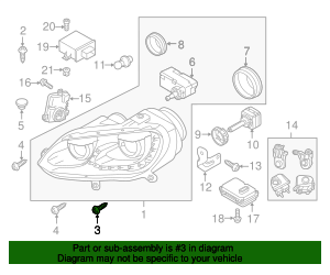WHT-000-372 - Headlamp Assembly Screw | Order Euro Parts