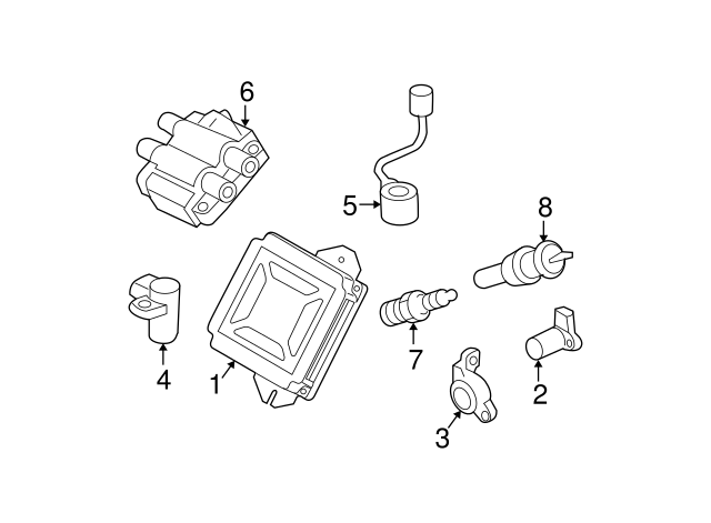 2007 Subaru Engine Control Module (ECM) 22611AM38C | Subaru Parts Store