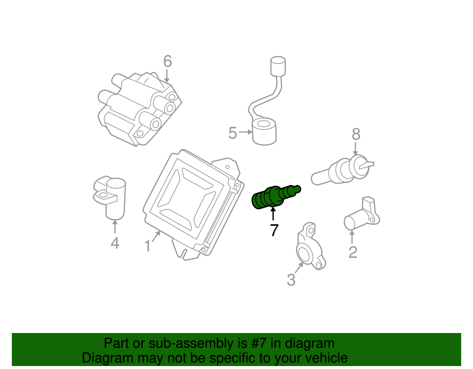 22401AA65A - Spark Plug - 2004-2011 Subaru | World OEM Parts Subaru