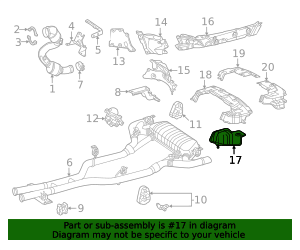 190-682-57-00 - Heat Shield 2016-2020 Mercedes-Benz | Mercedes-Benz USA ...