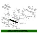2017 Honda Accord Extension, Front Bumper (Lower) 71105-T2M-T50 | OEM ...