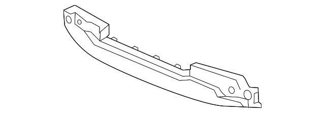 71172-T2F-A50 - Box Front Bumper Beam - 2016 2017 Honda Accord ...