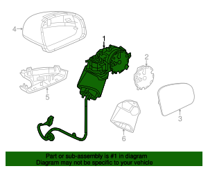 231-810-23-00 - Mirror Base - Left 2013-2020 Mercedes-Benz | Mercedes ...