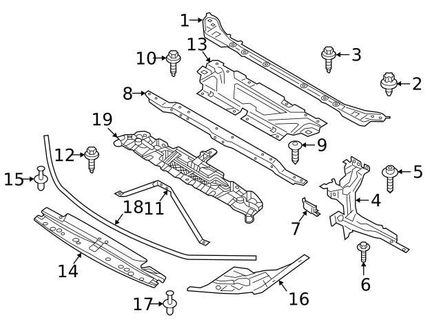 Genuine BMW 51-64-5-A05-B94 | Front Support | FREE Shipping on Most ...