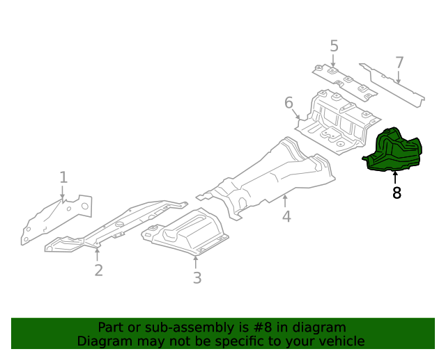 51759477345 - 2019-2022 BMW Heat Shield (51-75-9-477-345) | BMW of ...