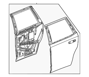 Rear Driver Side Door 86791895 GM | GMPartsDirect.com