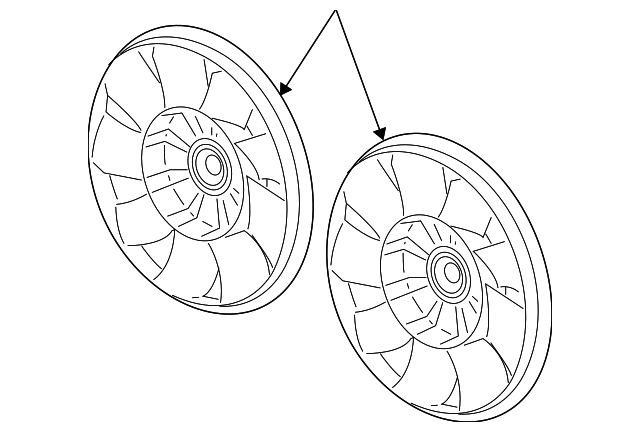 2007-2012 GM Engine Cooling Fan Blade 20757670 | GMPartsDirect.com