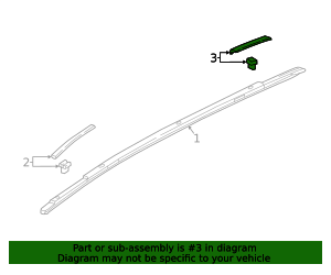 87260-J9100 - High-Quality Roof Luggage Carrier Side Rail Cap for 2018 ...