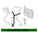 2005-2010 Mopar Heater Return Tube & Hose 55038125aa | TascaParts.com