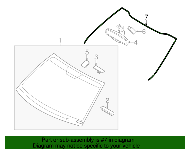 2011-2016 Kia Optima Reveal Molding 86130 2T000 | OEM Parts Online