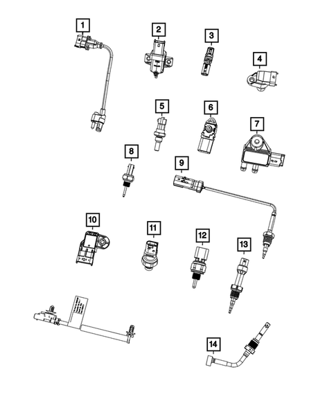 Sensors for 2022 Jeep Gladiator | Mopar Estores