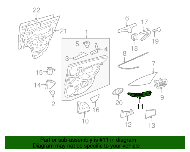 219-730-04-28-9E38 - Armrest 2006-2011 Mercedes-Benz | Mercedes-Benz ...