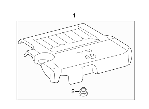 Engine Appearance Cover for 2014 Lexus ES350 | OEM Parts Online