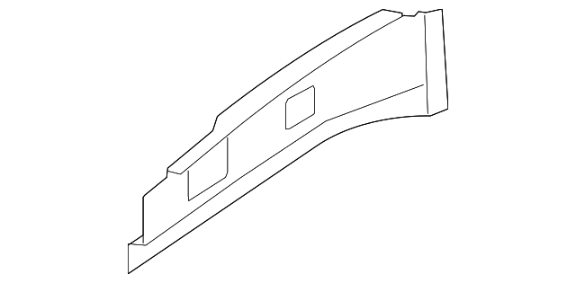 2005-2012 GM Driver Side Front Engine Compartment Upper Inner Rail ...