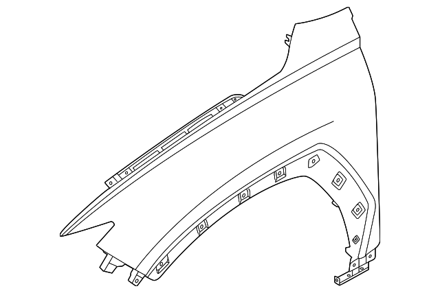 2022-2024 Hyundai Santa Cruz Fender 66321-K5000 | OEM Parts Online