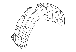 2022-2023 Hyundai Santa Cruz Fender Splash Shield 86811-K5000 ...