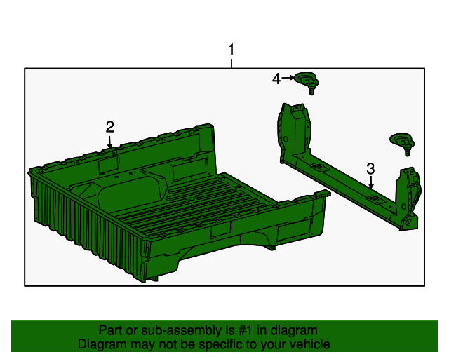 65100-04480 - Inner Box Assembly - 2005-2015 Toyota Tacoma | OEM ...