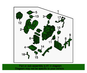 97900-4D000 - Evaporator Assembly 2006-2014 Kia Sedona | Kia.Parts Store