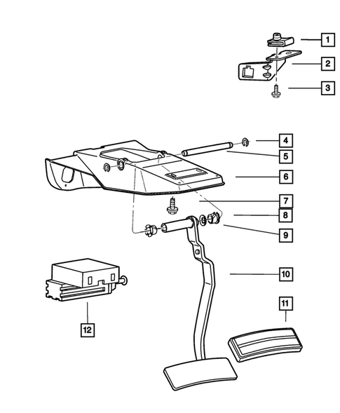 Brake Pedals for 2001 Dodge Ram 1500 | Wholesale MOPAR