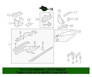 2009-2018 Volkswagen Strut Tower 5N0-809-071 | OEM Parts Online