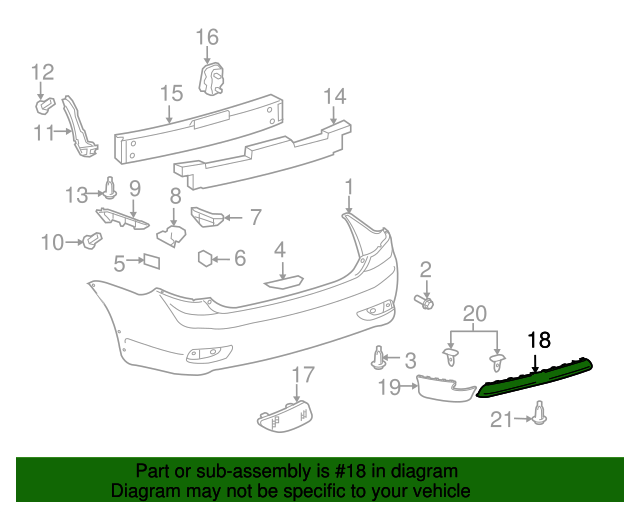 76891-02030 - Spoiler Center - 2011-2013 Toyota Corolla | OEM Genuine ...
