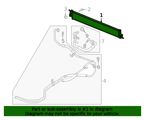 2020-2025 GM Automatic Transmission Auxiliary Oil Cooler 84682180 GM ...