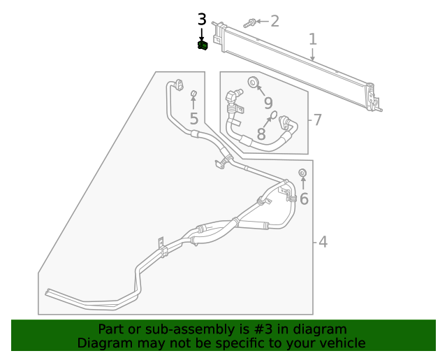 2016-2021 GM Trans Cooler U-Nut 11546395 | GMPartsDirect.com