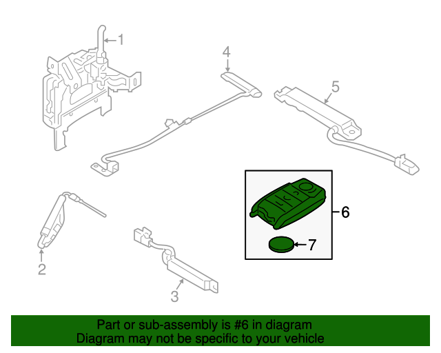 95440-C6000 - Keyless Entry Transmitter 2016-2020 Kia Sorento | Kia ...