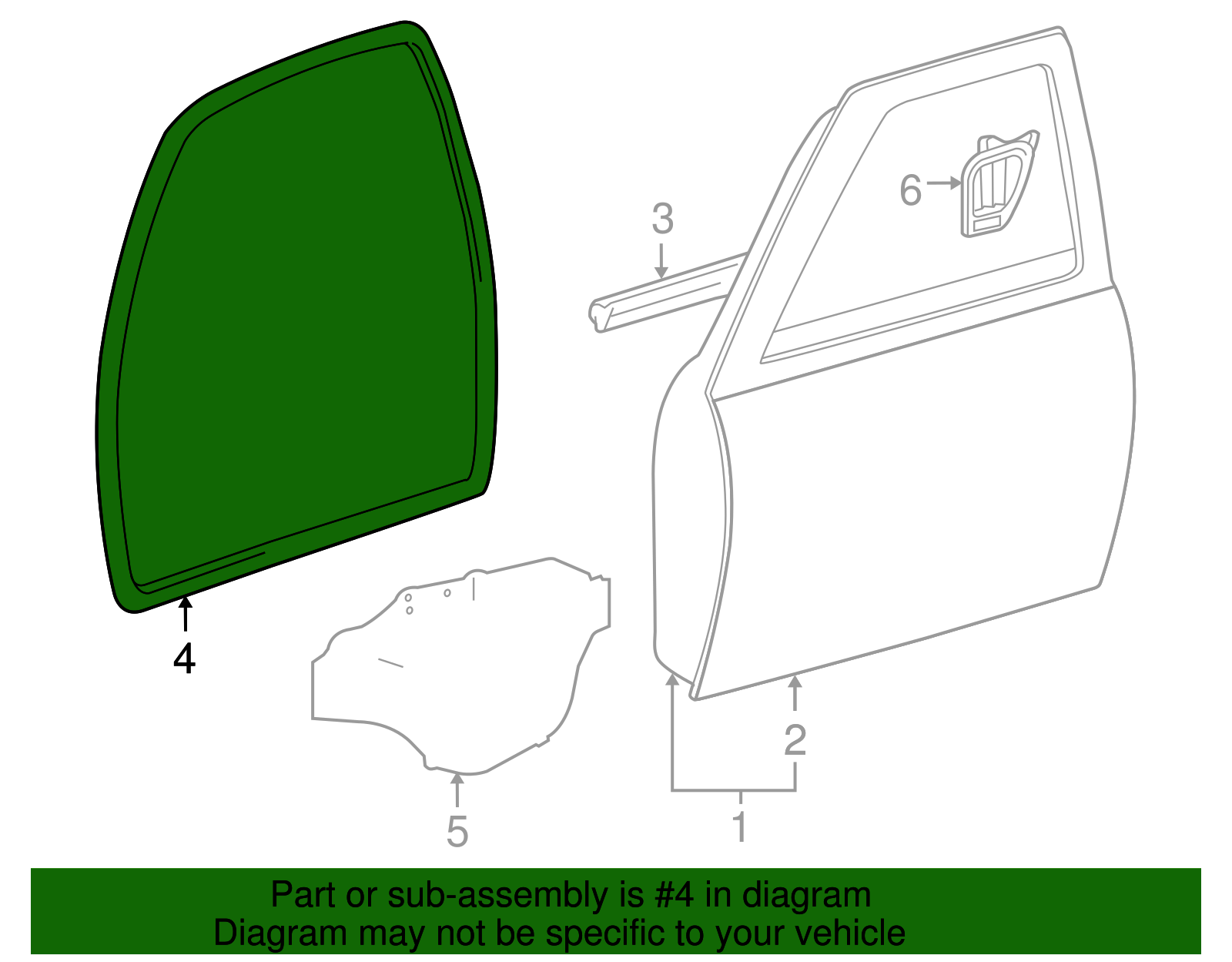 67862-04062 - Door Seal 2005-2015 Toyota Tacoma | AutoNation Parts