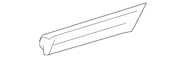 2005-2015 Toyota Tacoma Door Window Belt Weatherstrip (Left, Front ...