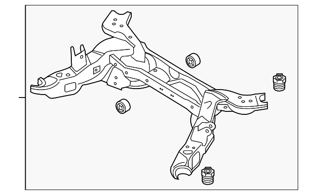 Genuine OEM Ford Part - Cross-Member DB5Z-5R003-E | Genuine OEM Ford ...