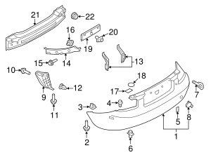 2006-2020 Mazda OEM NEW 2006-2019 Mazda 2 5 Convertible Bumper Bracket ...