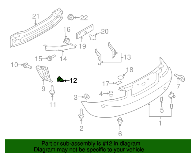 2006-2020 Mazda OEM NEW 2006-2019 Mazda 2 5 Convertible Bumper Bracket ...