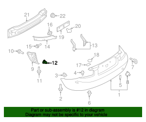 2006-2020 Mazda OEM NEW 2006-2019 Mazda 2 5 Convertible Bumper Bracket ...