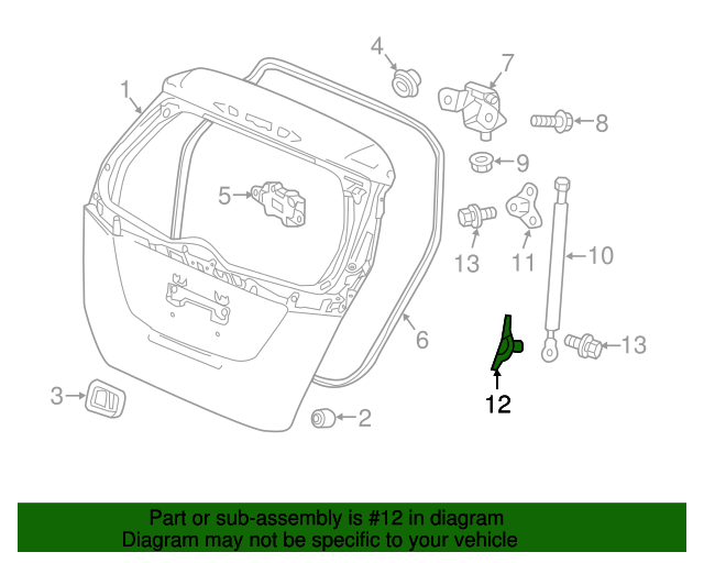 74874-T5A-000 - Support Cylinder Bracket 2015-2020 Honda Fit | Honda ...