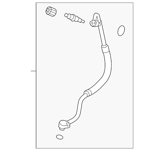 2013-2018 Audi Liquid Line 4G0-260-710-AK | Genuine Audi Parts