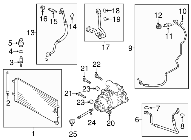 4G0-260-707-CQ - Upper Hose & Tube 2015-2018 Audi | Audi OEM Parts