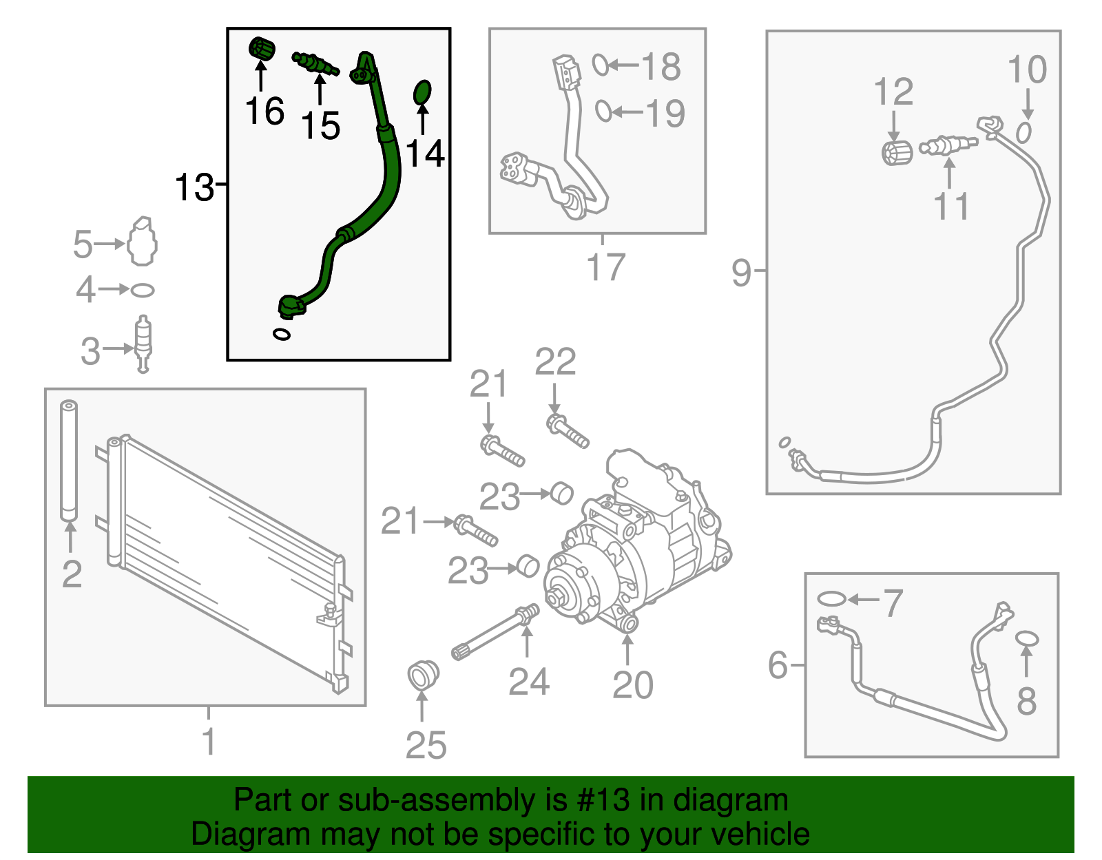 2013-2018 Audi Liquid Line 4G0-260-710-AK | Genuine Audi Parts