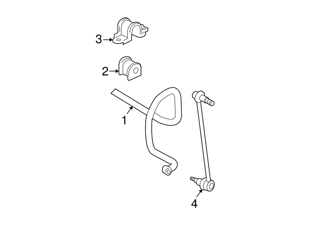 48815-06090 - Suspension Stabilizer Bar Bushing (Front) - 2002-2017 ...