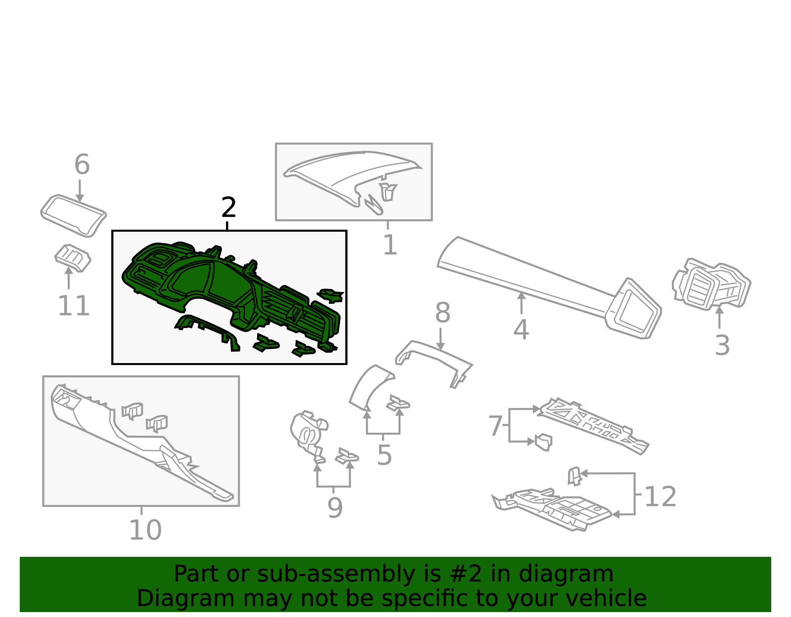 2017-2021 Honda Civic Inst Finish Panel 77206-TBA-A10ZC | Retail Performance Auto Parts