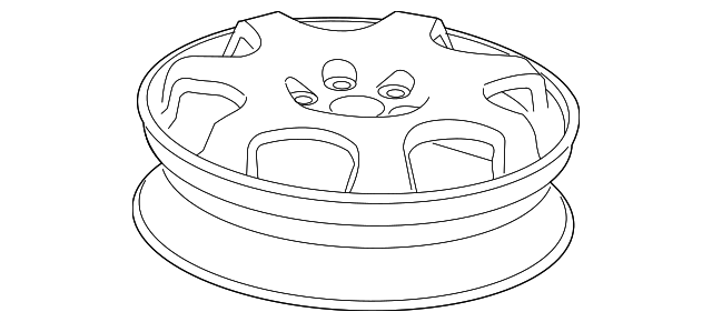 2010-2012 Cadillac SRX 20" Wheel, Chrome 22770789 | GM Parts Center