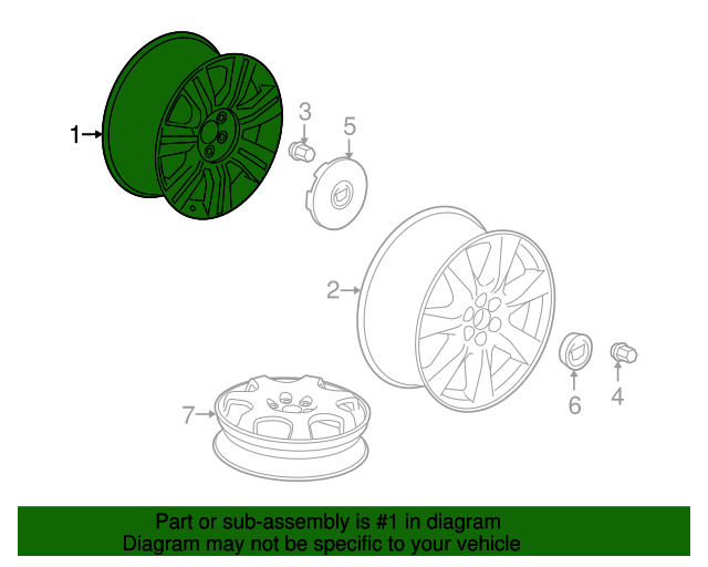 19300994 - 20 Wheel, Chrome 2011-2016 Cadillac SRX | GMPartsNow