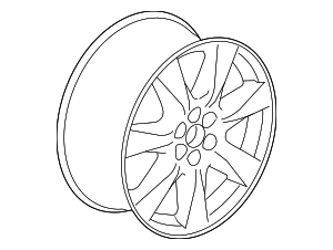 22877555 - Front and Rear Wheel 2013-2016 Cadillac SRX | Gateway Buick ...