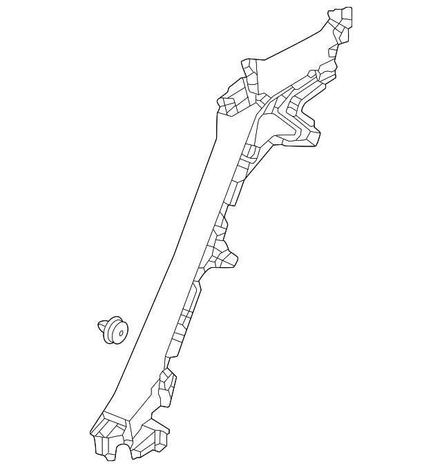 84141-T20-A11ZA - 2022-2025 Honda Civic - Lock Pillar Trim | Honda Car ...