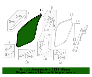 72355-T20-A11 - 2022-2025 Honda Civic - Surround Weather-Strip ...