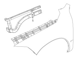 2009-2023 Mopar Side Rail 68267302AB | Mopar Parts Canada