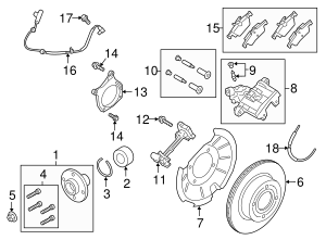 2018-2020 Ford EcoSport Adapter - Driver's Side (LH) GN1Z-2C101-A ...